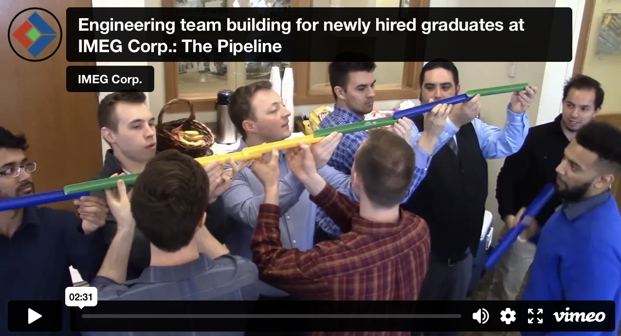 Engineering team building for newly hired grads at IMEG: The Pipeline ...