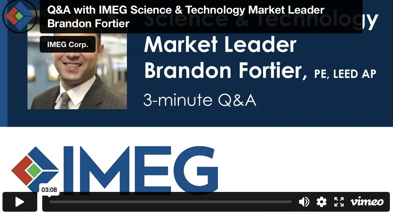 Q&A with Science & Technology Director - IMEG