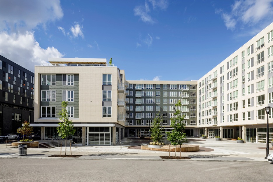 Slabtown Square, a new mixed use apartment building, opens in Portland ...