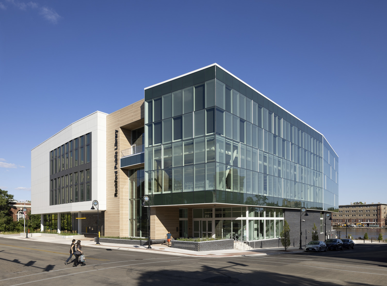 Modern library revives historic riverfront site - IMEG