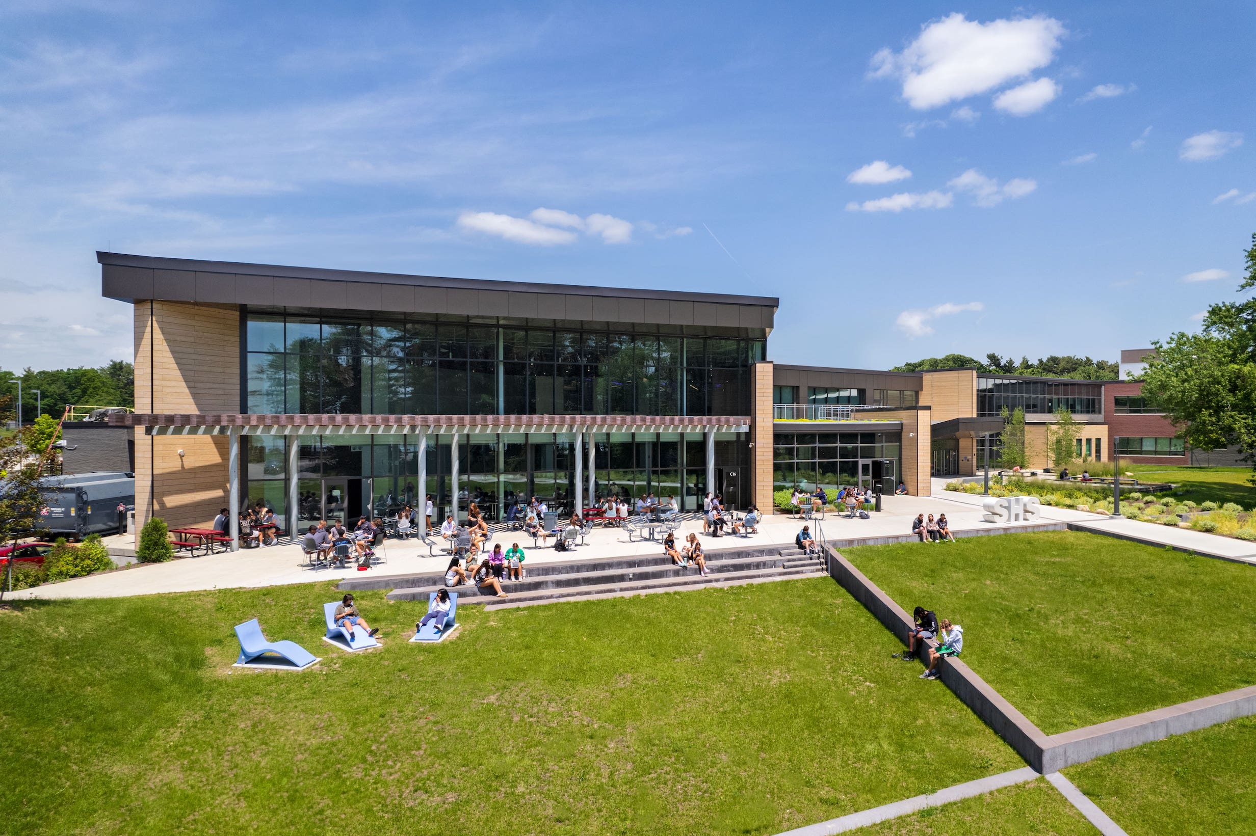 Sharon High School project by Warner Larson Landscape Architects, now IMEG, earns award for ...