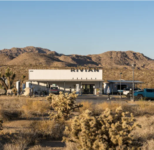 Rivian opens new charging outpost in Joshua Tree, California - IMEG